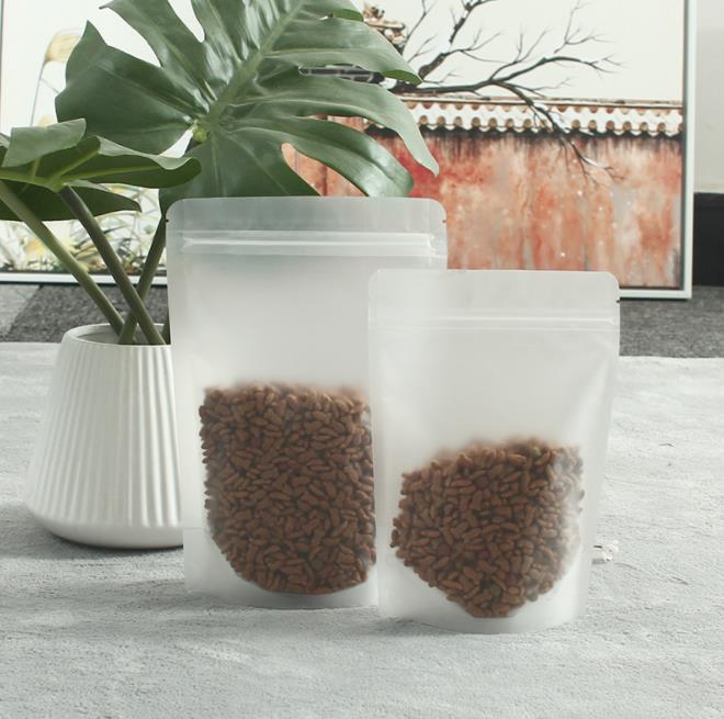 Scrub self-sealing transparent standing plastic pouch | Packing pouch ...