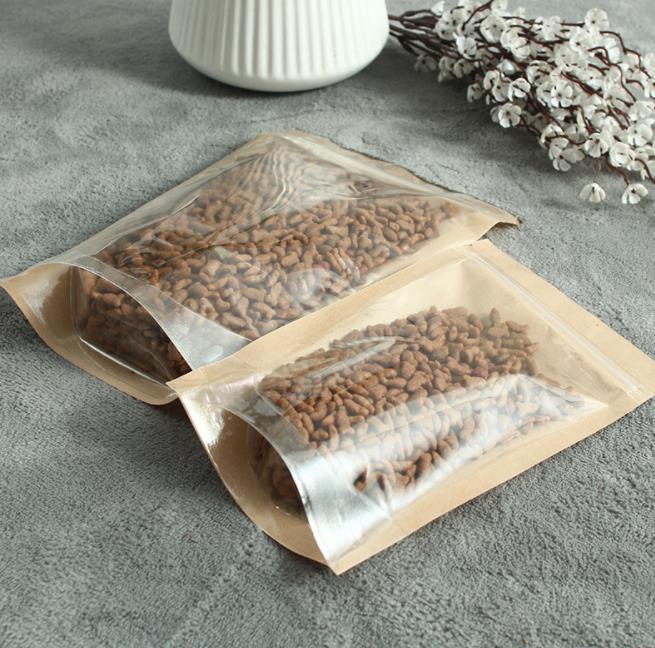 Spot kraft paper yin bone pouch | Packing pouch manufacturer